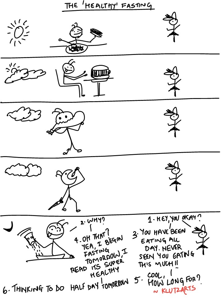 When I try Intermittent Fasting – Comic – Friends of Words